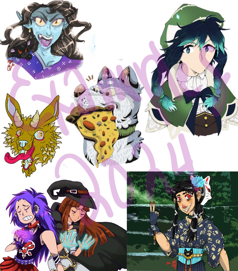 Character Badge Digital Download and Physical Badge for Conventions and ...