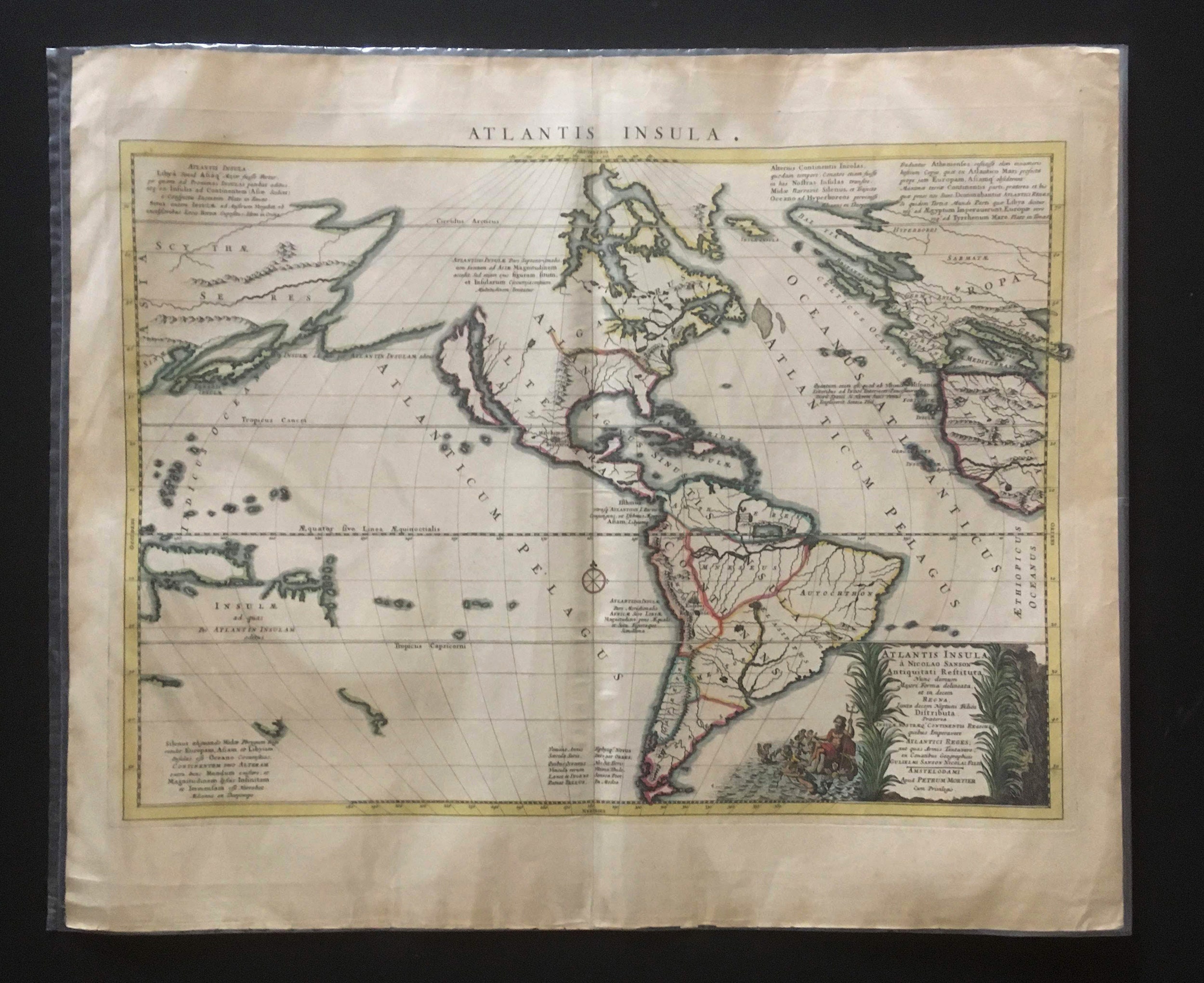 Map of America 1690 - Etsy