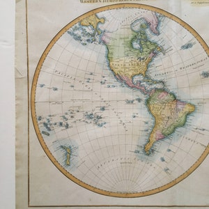 Authentic 1779 Map of the World With the Latest Discoveries by - Etsy