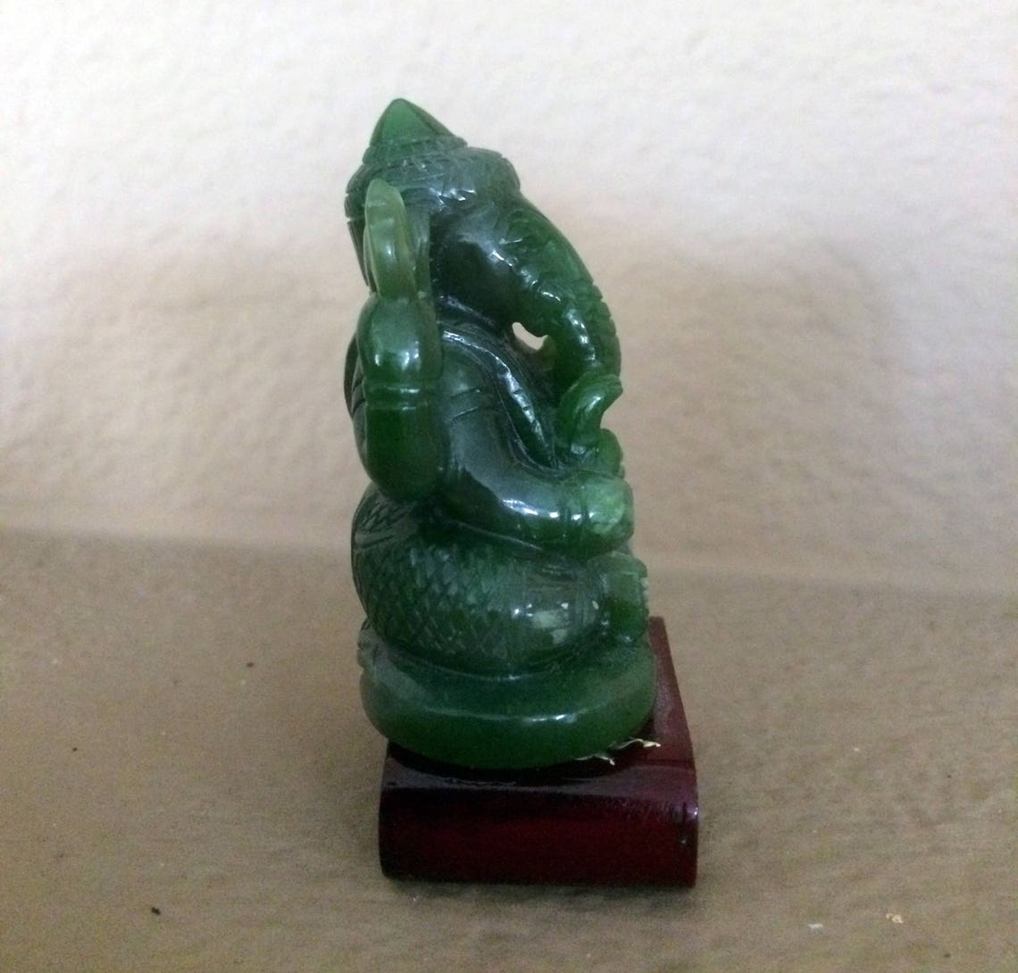 Jade GANESHA GANESH Rich Green Very High-grade Jade Jadeite 76 Grams - Etsy