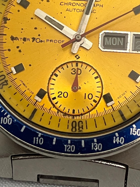 Rare Seiko 6139-6001 'Water 70M PROOF' Gold 6030T Dia… - Gem