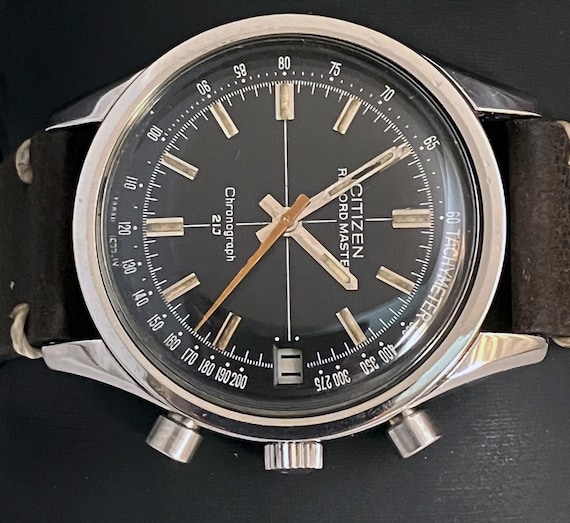 Vintage Citizen Recordmaster 4-570014Y Flyback Chrono… - Gem