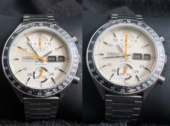 Vintage Citizen 67-9313 (Speedy) Flyback Chronograph … - Gem