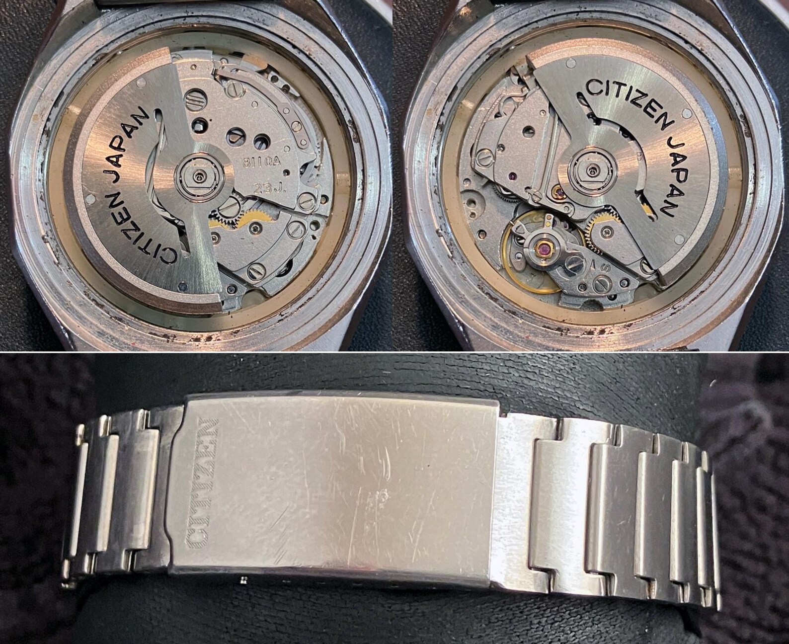 Vintage CITIZEN 67-9356 Octagon Bullhead Flyback Chronograph 8110A 23 ...