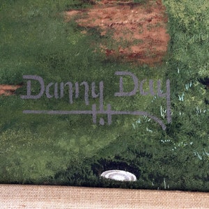 Danny Day Original Painting Oil on Canvas of Golf Legends Payne Stewart ...