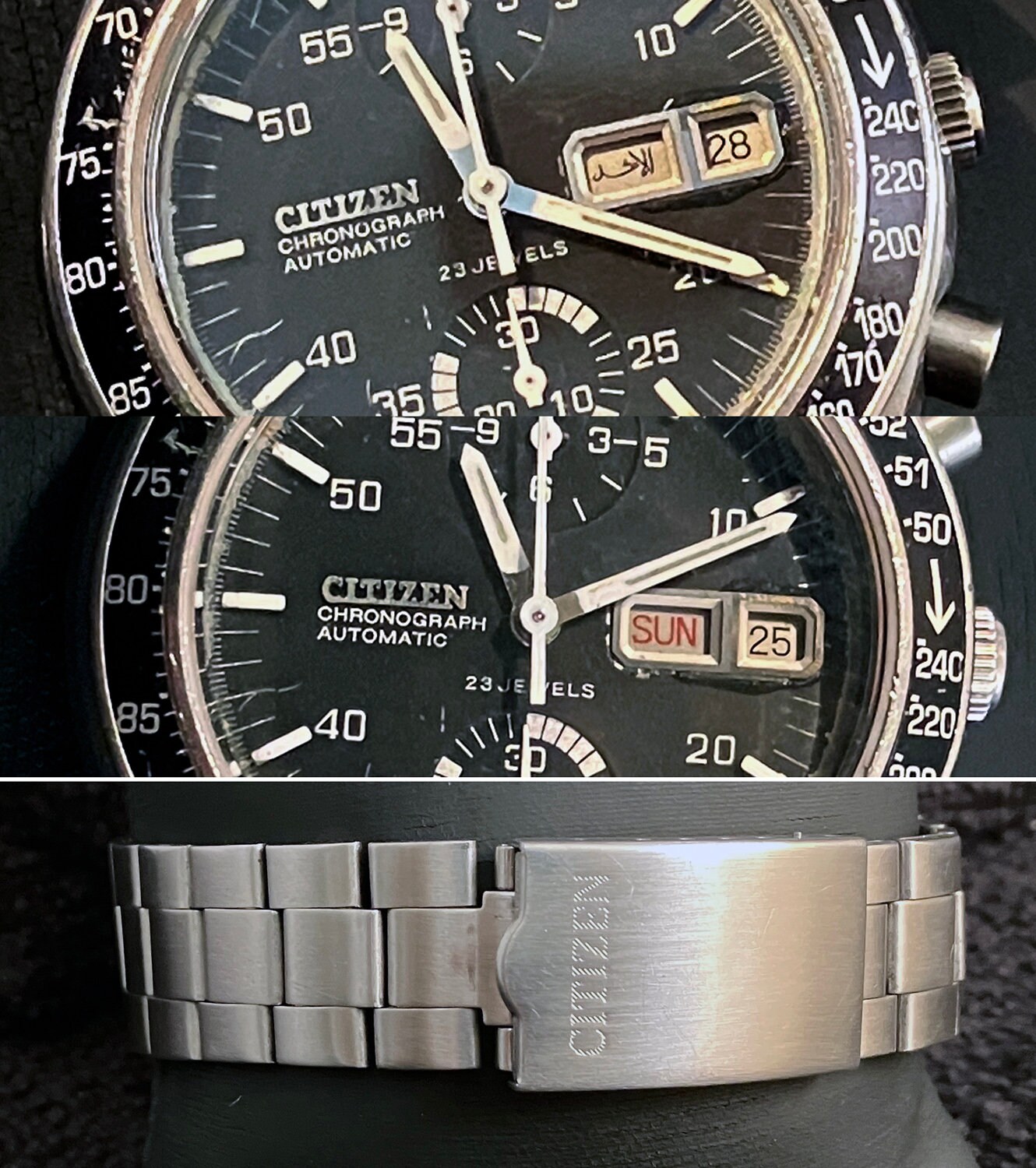 Vintage Citizen 67-9313 (speedy) Flyback Chronograph Cal. 8110 ...