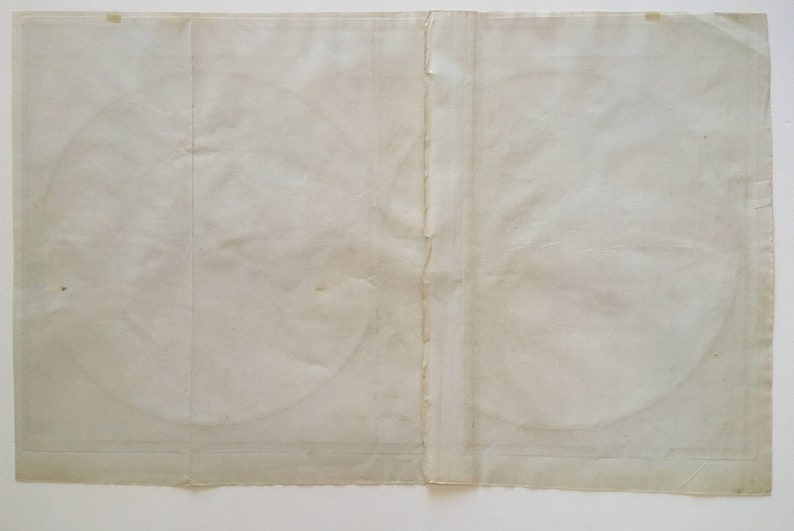 Authentic 1779 Map of the World With the Latest Discoveries by the Rev ...