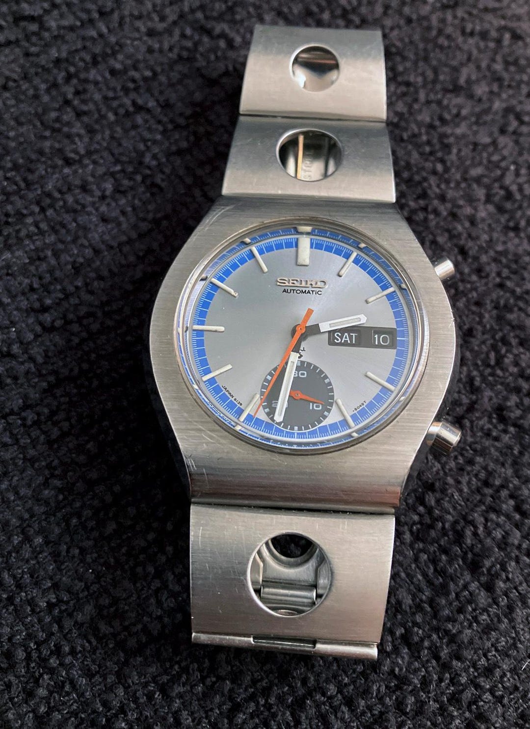 Seiko 6139-8029 Automatic Chronograph With Original Rally Bracelet ...