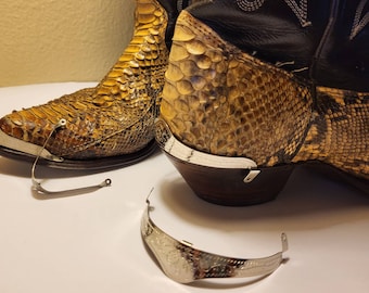 Cowboy Western Boot Tips Toe Plates for Pointy Toed Boots J Toe One ...