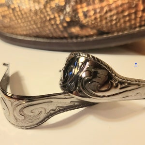 Western Cowboy Metal Boot Tips/toe Plates Pointy Toed Boots (2) Choose ...