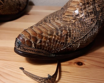 Cowboy Western Boot Tips Toe Plates for Pointy Toed Boots One Pair (2 ...