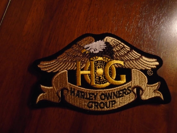 Hog Harley Logo Harley Davidson HOG 15th Anniversary Patch Brand