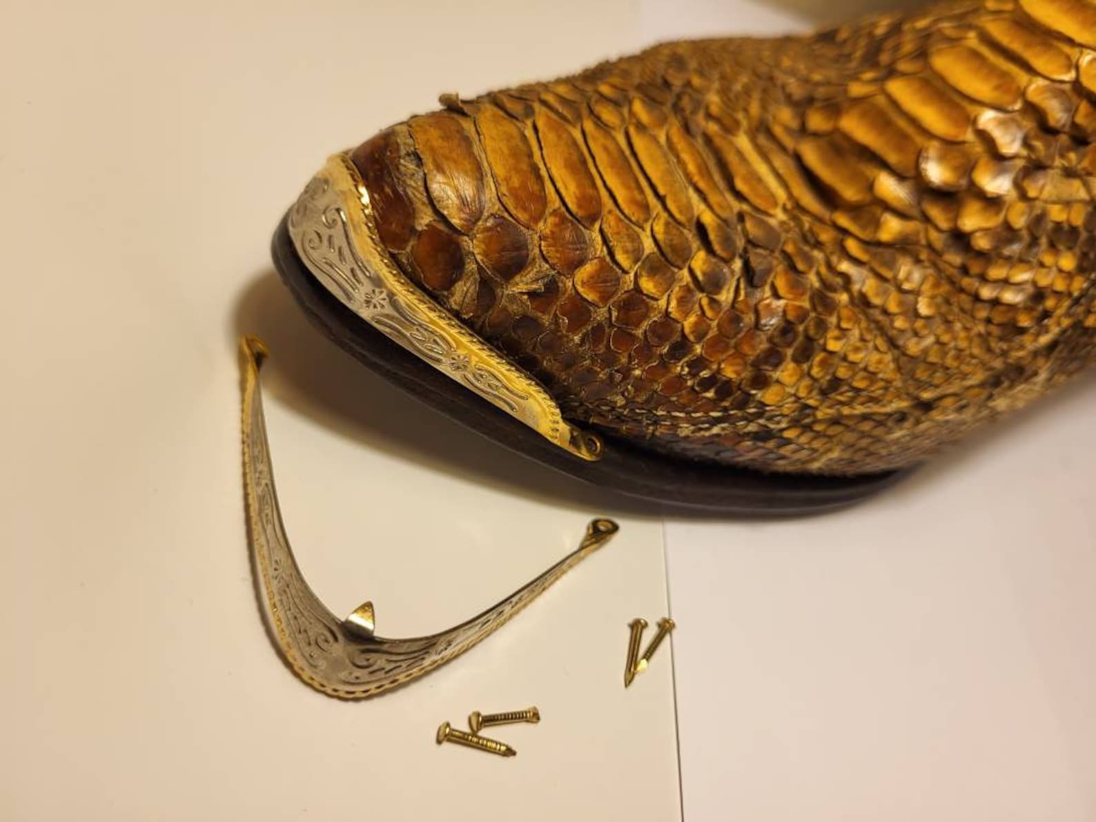 Cowboy Western Boot Tips Toe Plates for Pointy Toed Boots One Pair 2 ...