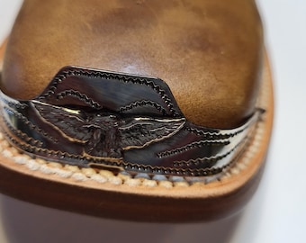 New Distressed Antique Gold Western Cowboy Boot Tips/toe Plates for ...