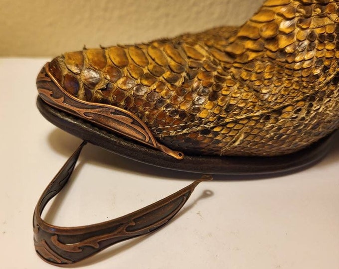 Copper Western Cowboy Boot Tips Toe Plates Guards for Pointy Toed (J ...