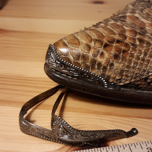 Cowboy Western Boot Tips Toe and Heel Plates Pointy J Toe - Etsy