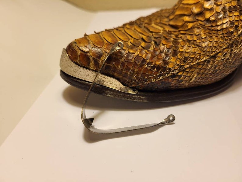 Shiny Silver Western Cowboy Boot Toe Guards and Heel Plates for Pointy ...