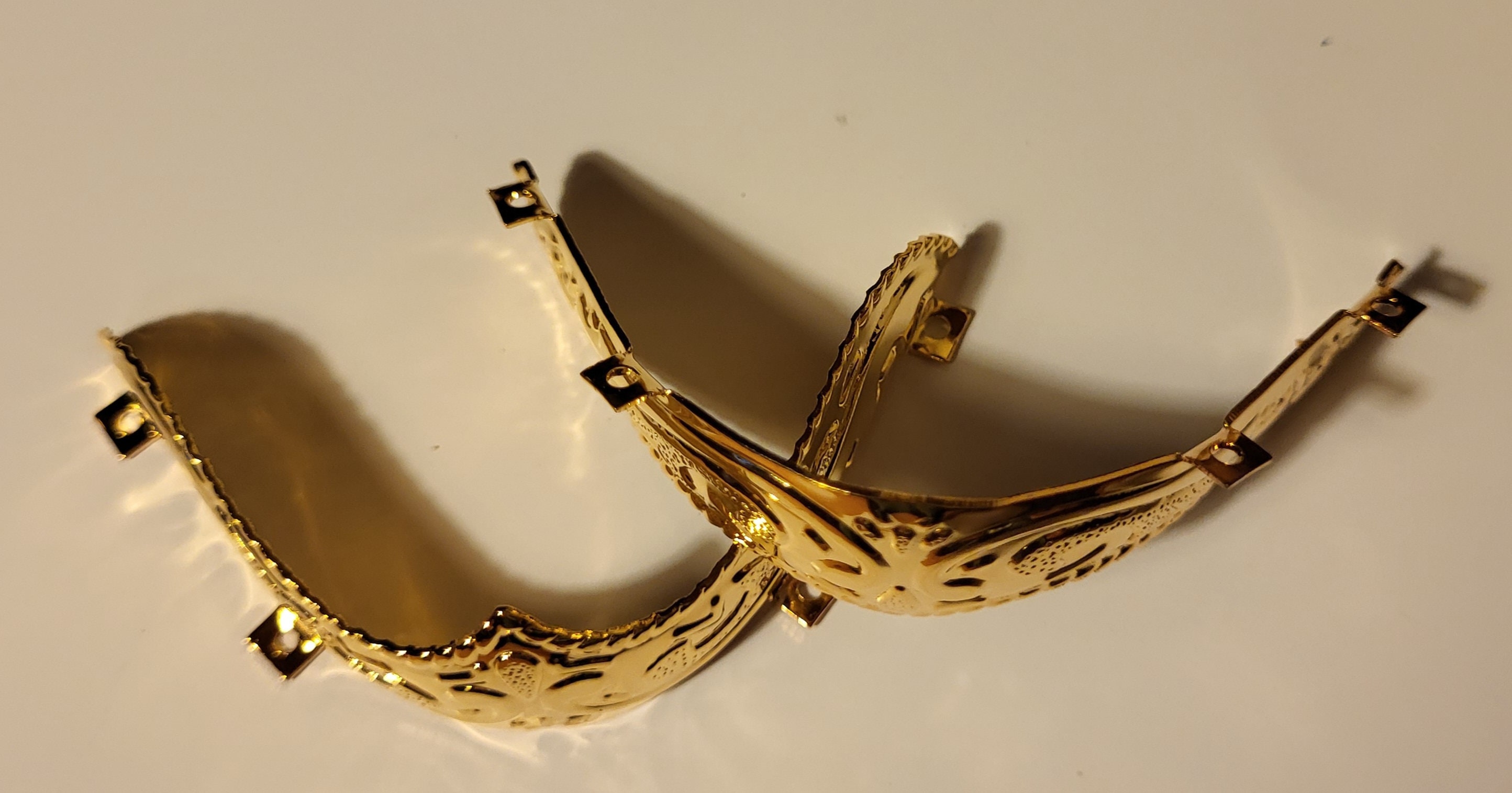 Bright Gold One Pair Western Cowboy Boot Tips Toe Plates Guards for ...