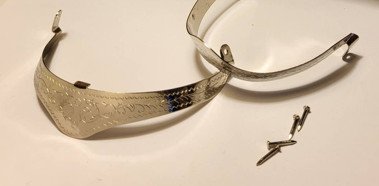 Vintage Western Cowboy Boot Heel Plates Guards Silver Side - Etsy