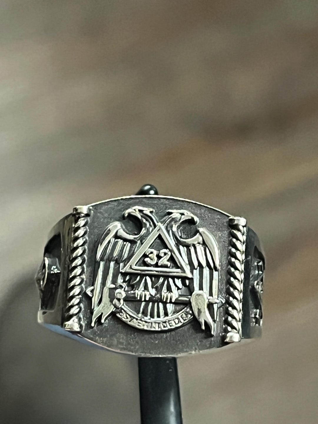Scottish Rite 33 or 32 Degree Masonic Ring Sterling Silver 925 ...