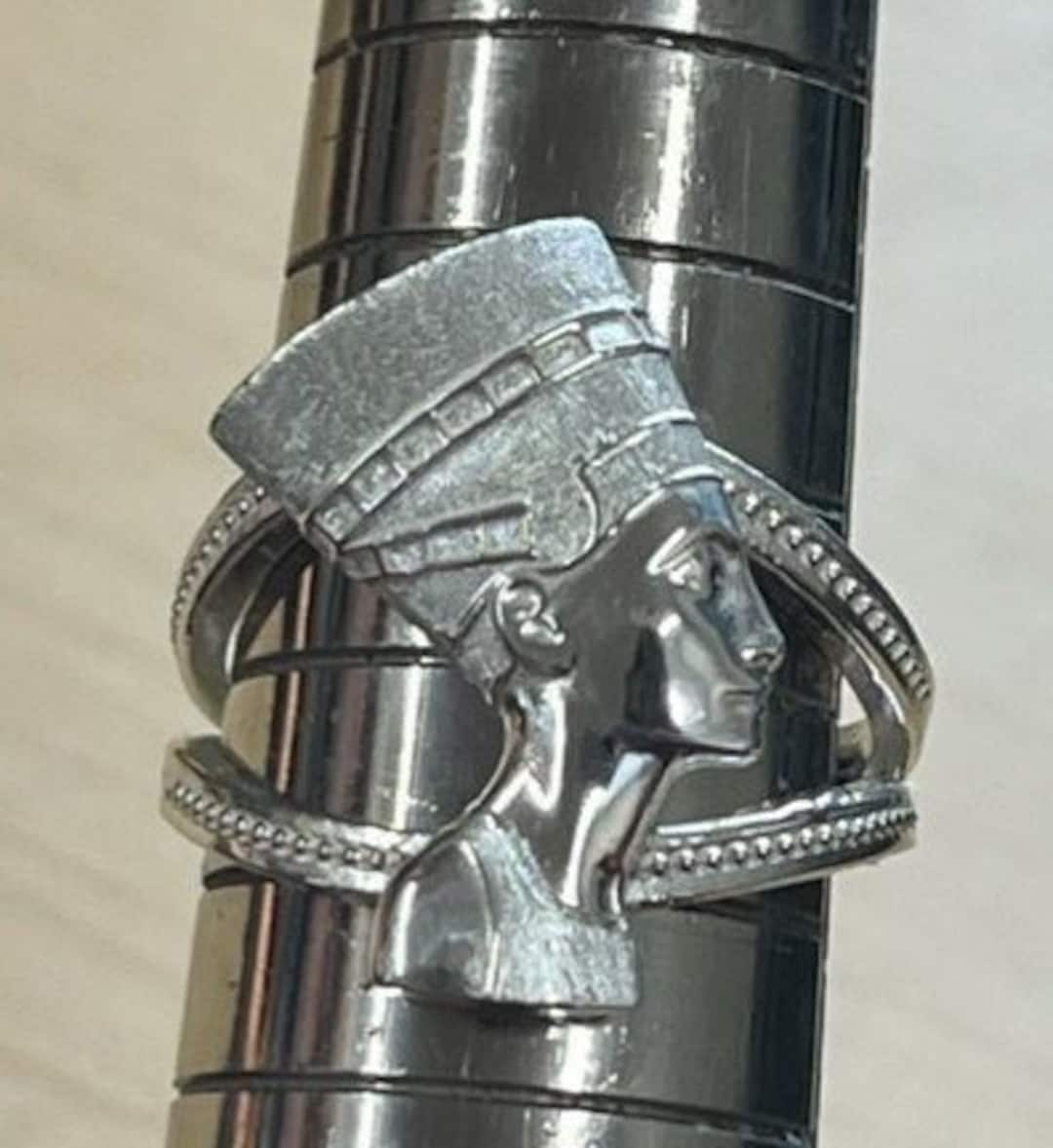 Queen Nefertiti Ancient Egypt Sterling Silver .925 Ladies Ring - Etsy