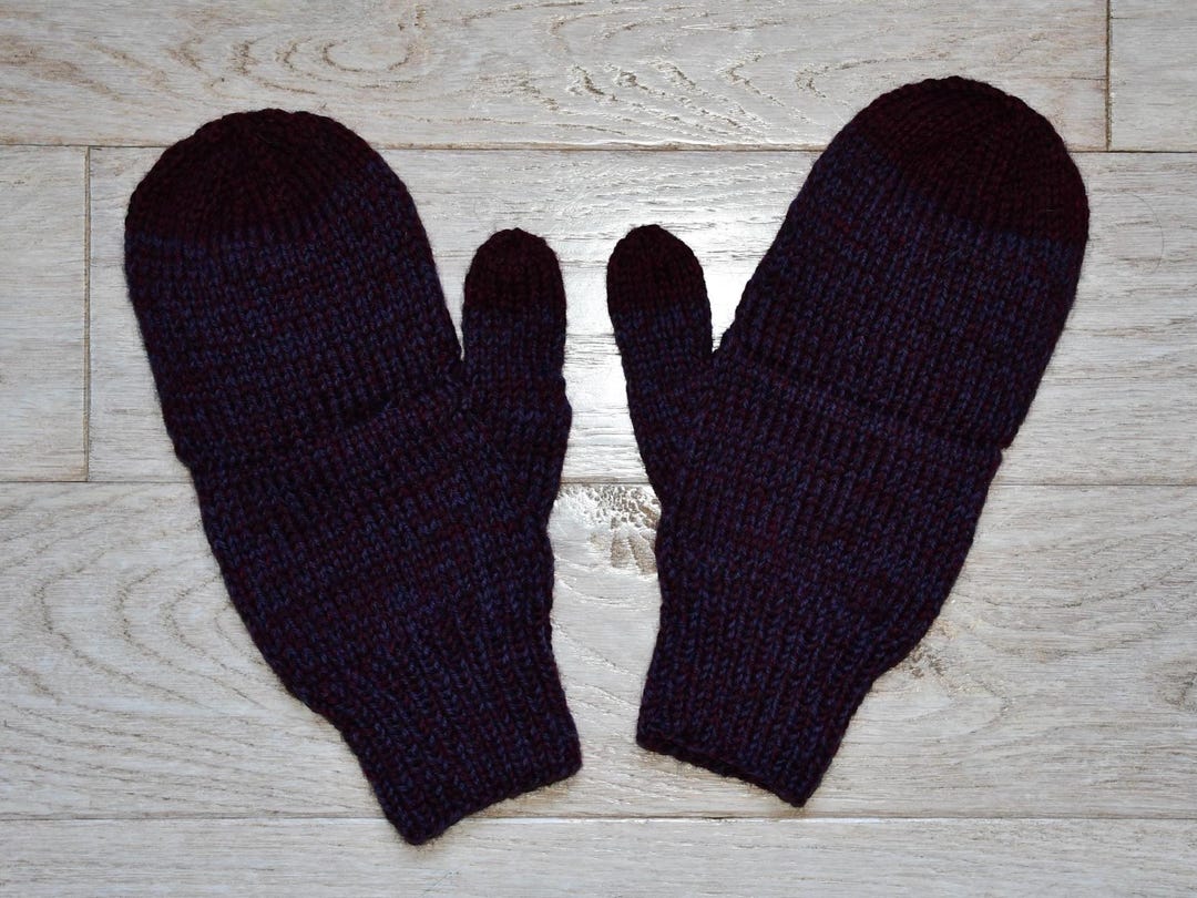 Fingerless Mittens - Convertible Mittens - Wool Mittens - Etsy