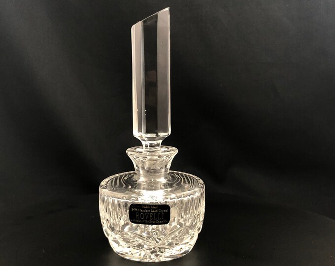 The Swiss Crystal Co. Crystal Perfume Bottle Rovelli Collection Hand ...
