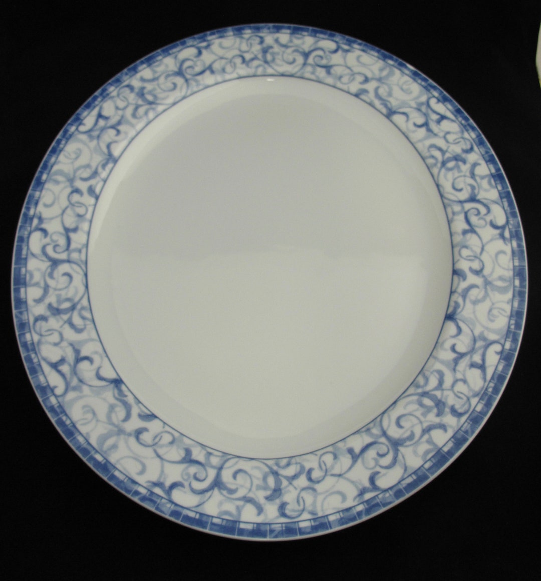 Oneida Table Trends Blue Heather Collection Casual Porcelain Oval ...