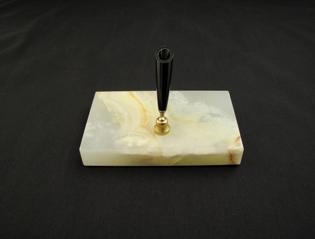 Marble Pen Holder Office Decor Argonne Hall, LLC - Etsy