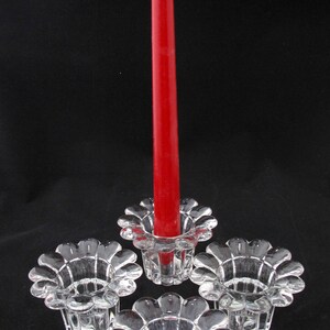 Set of 4 Borgonova Queen Crystal Candle Holders Made in Italy - Argonne ...