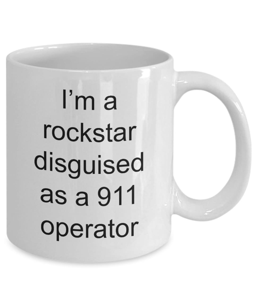 911 Operator Mug, Funny 911 Operator, Radio Dispatcher Gift, Radio ...