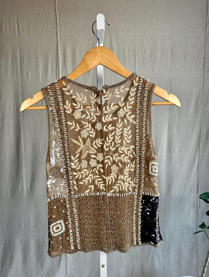 Vintage Beaded Top - Etsy