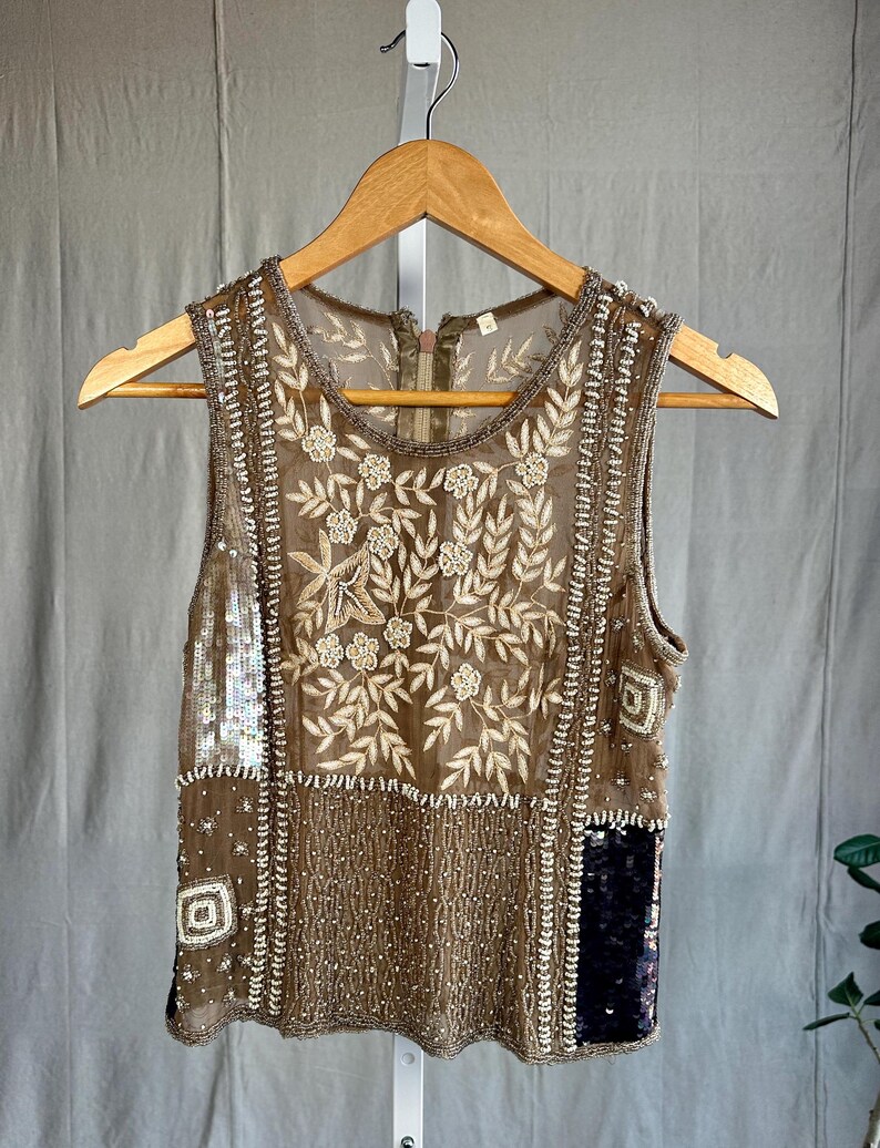 Vintage Beaded Top - Etsy