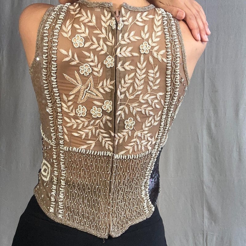 Beaded Top - Etsy