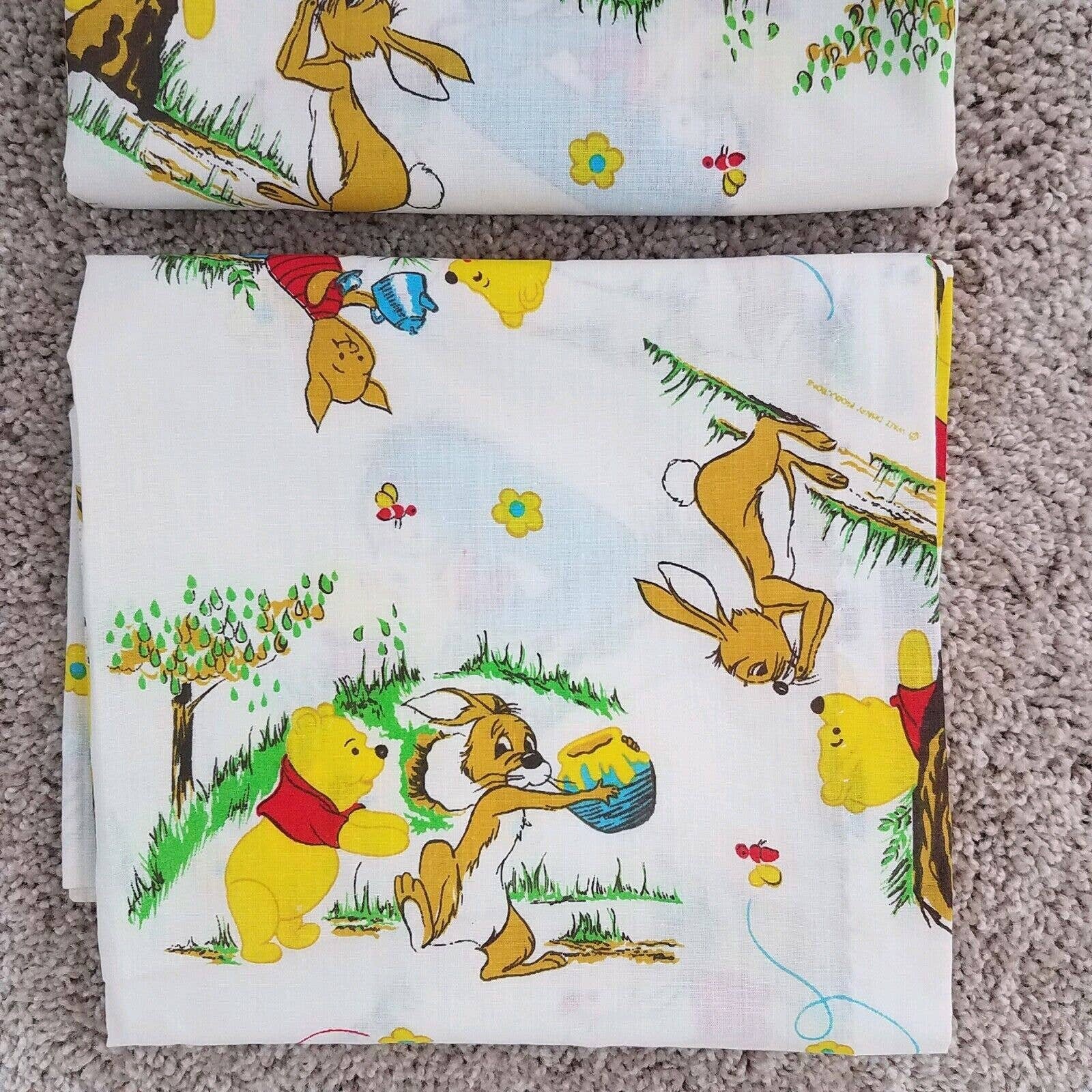 Vintage Sears 60's 70's Winnie the Pooh Nursery Baby Set of Two ...