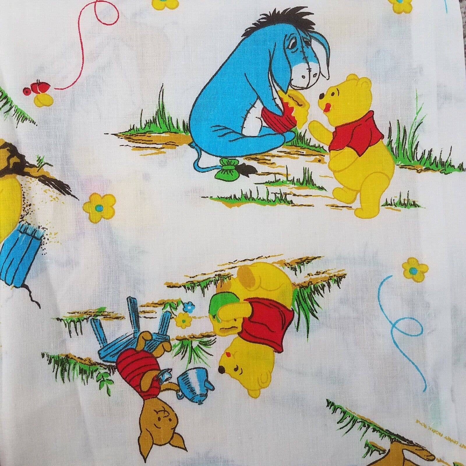 Vintage Sears 60's 70's Winnie the Pooh Nursery Baby Set of Two ...