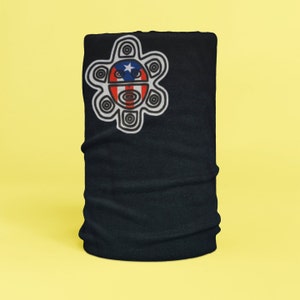 Puerto Rico Flag and Symbols, Neck Gaiter, Tubular Bandana, Face Shield ...