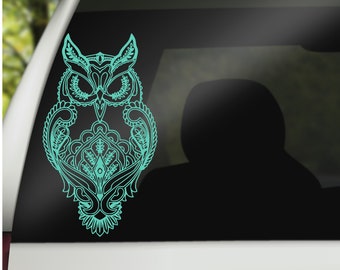 Owl decal | Etsy