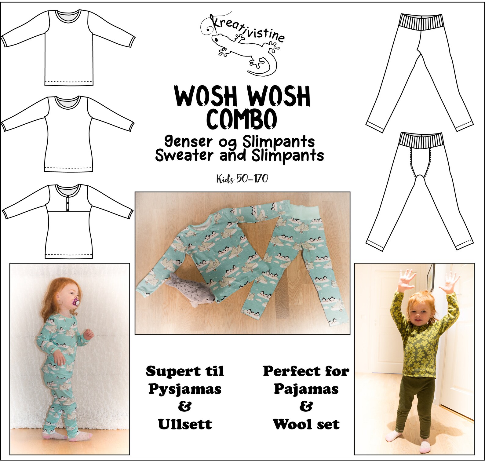 PDF Wosh Wosh Combo Sweater and Slim Pants - Etsy