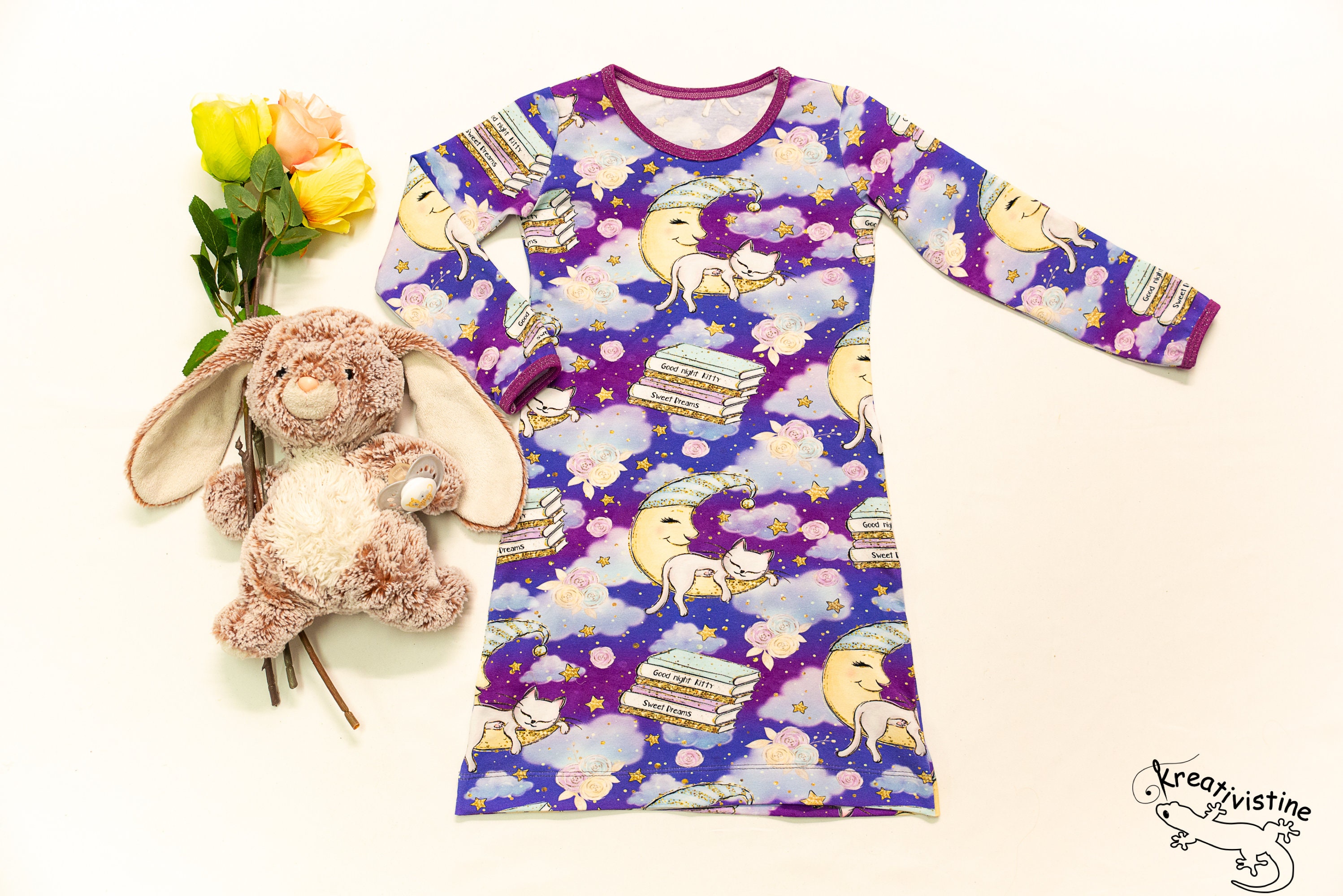 PDF Lalle Kjolen Mønster Sewing Pattern Nattkjole Nattlinne Nightgown ...