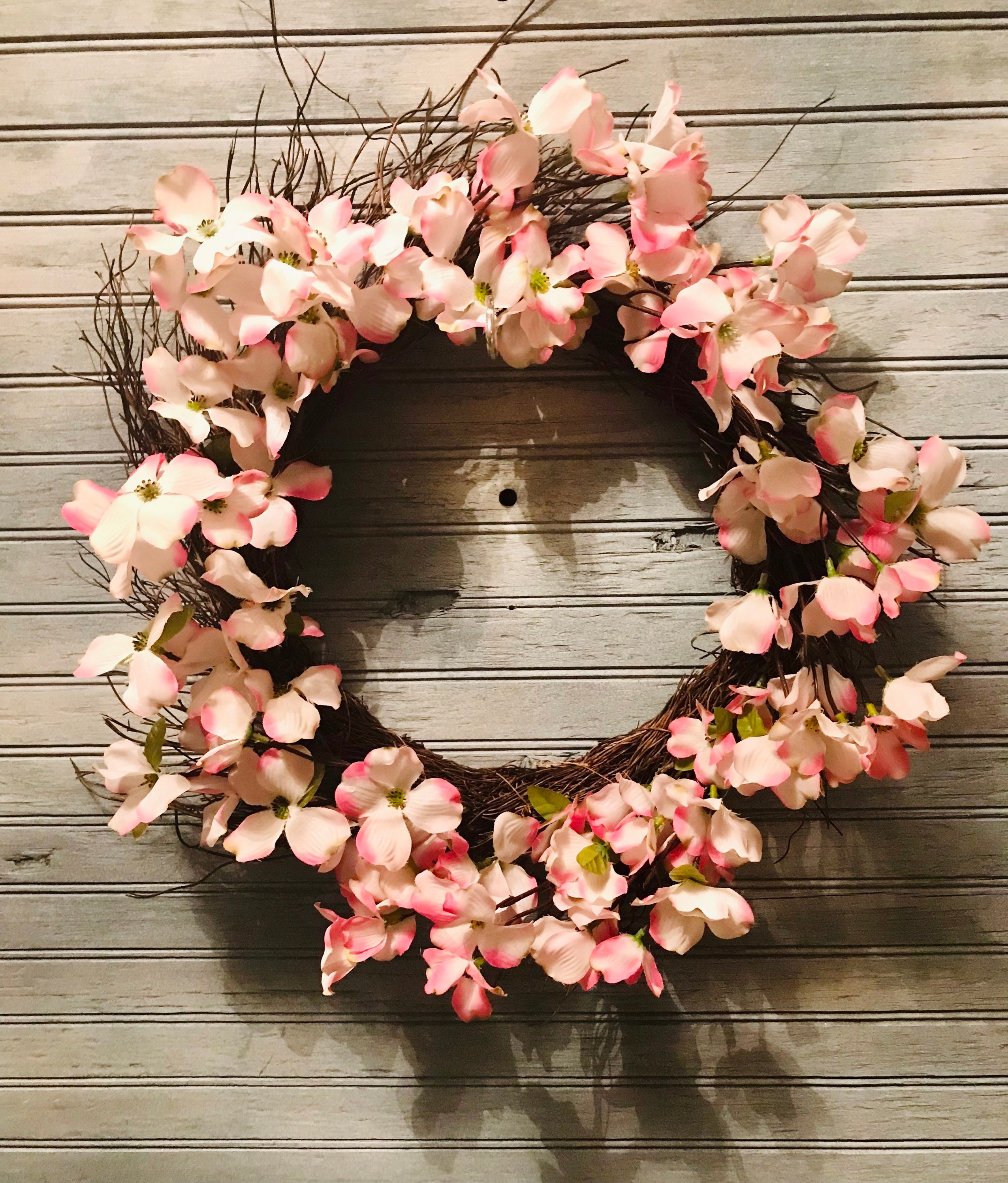 Cherry Blossom Wreath, Simple Minimalist Wreath, Indoor or Outdoor ...