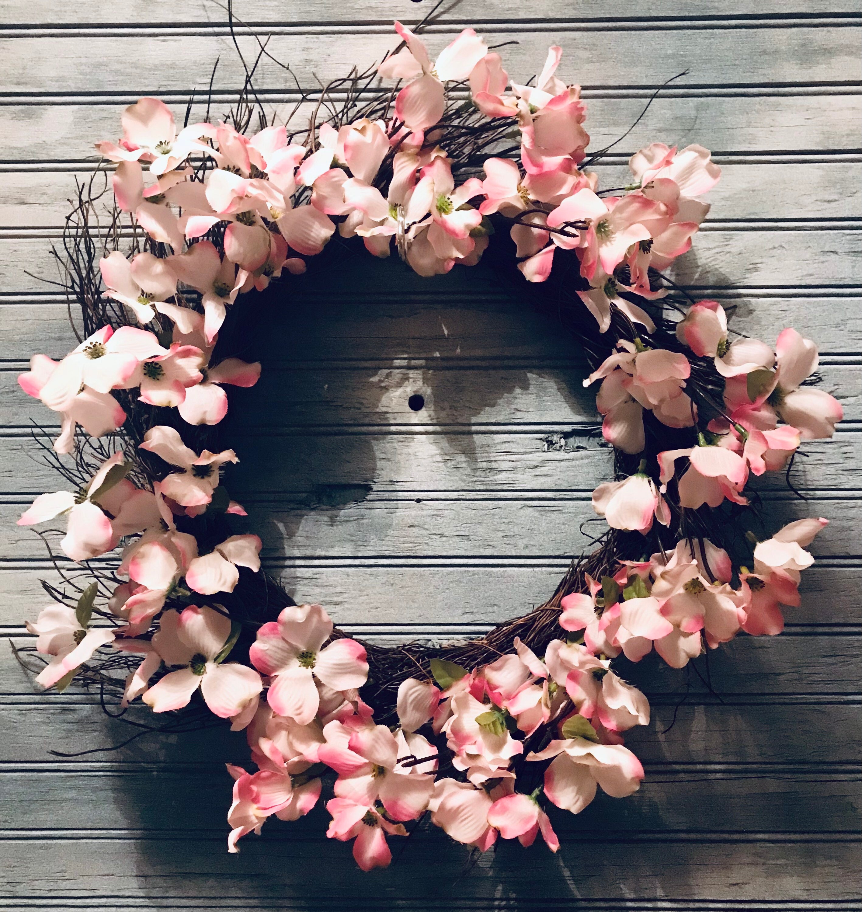 Cherry Blossom Wreath, Simple Minimalist Wreath, Indoor or Outdoor ...