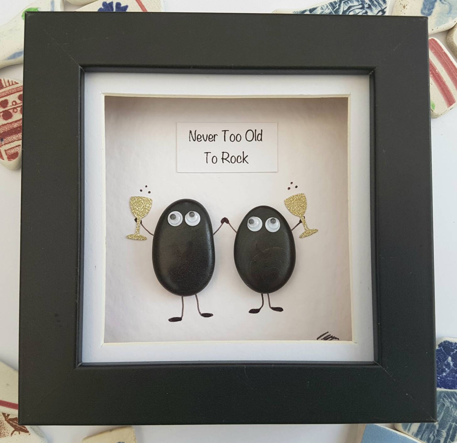 Pebble Art Friends Gift Funny Unique Gift for Mom Unique | Etsy UK