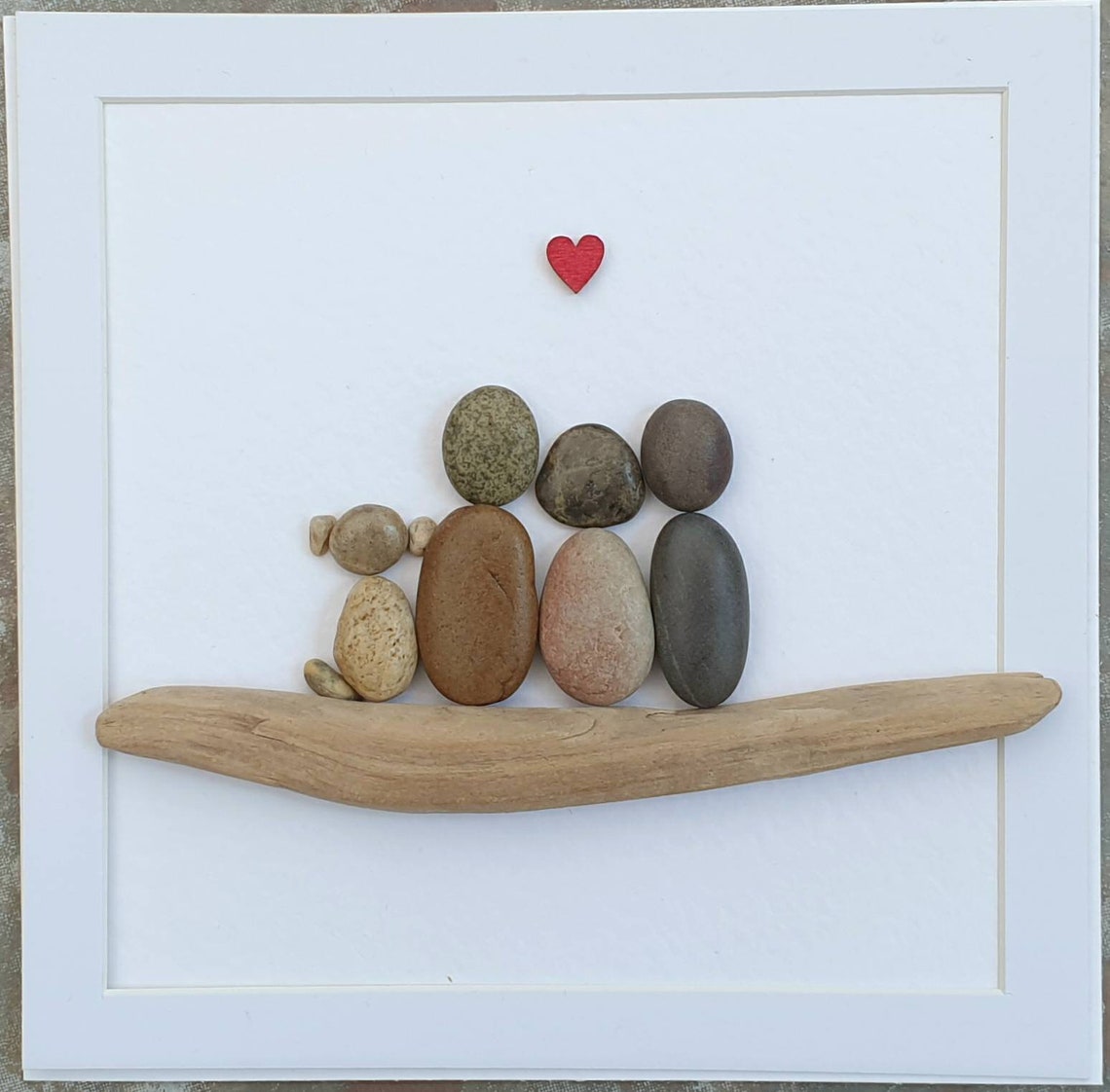 Pebble Art Family MADE TO ORDER Friends Forever Gift Unique - Etsy