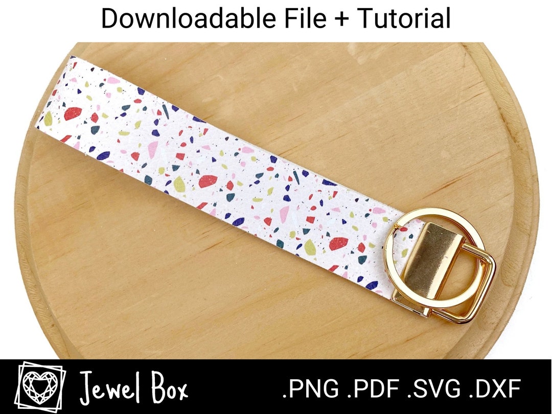 Basic Wristlet Template Keychain SVG Sizzix Crafting - Etsy