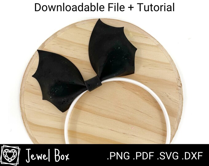Bat Wing Headband Topper, Topper SVG, Sizzix, Crafting, Topper SVG ...