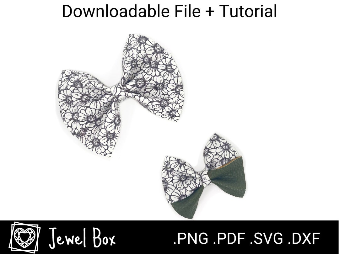 Dandy Bow, Classic Bow Template SVG, Sizzix, Crafting, Bow SVG, Bow ...