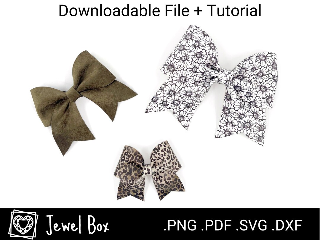 Twirl Ribbon Bow, Classic Bow Template SVG, Sizzix, Crafting, Bow SVG ...