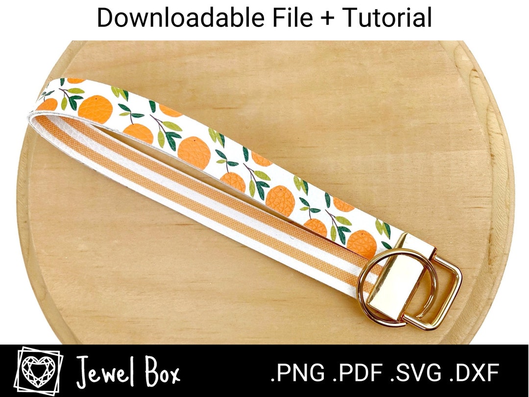 Two-tone Wristlet Wristlet Template Keychain SVG Sizzix - Etsy