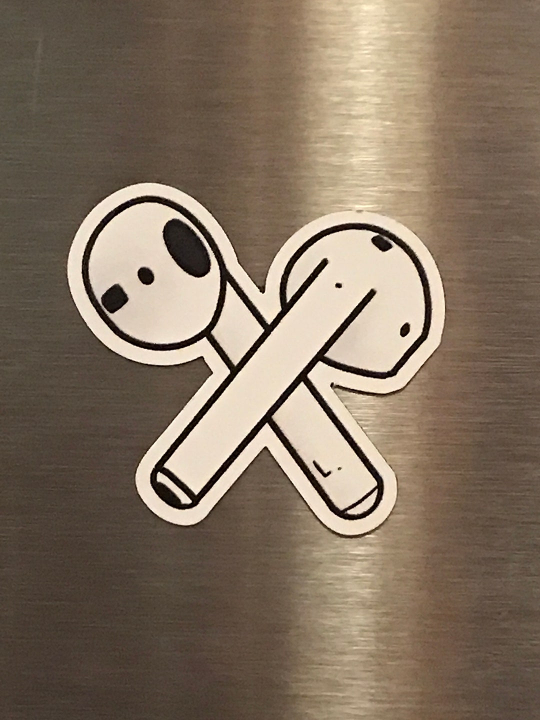 Magnet of Earbuds / Hand Drawn Design - Etsy